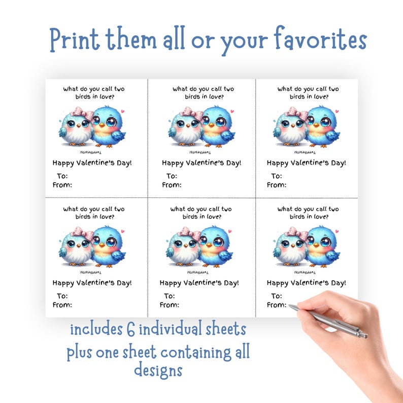 Joke Valentines Day Cards Printable, Kids Valentines Day Jokes Cards ...