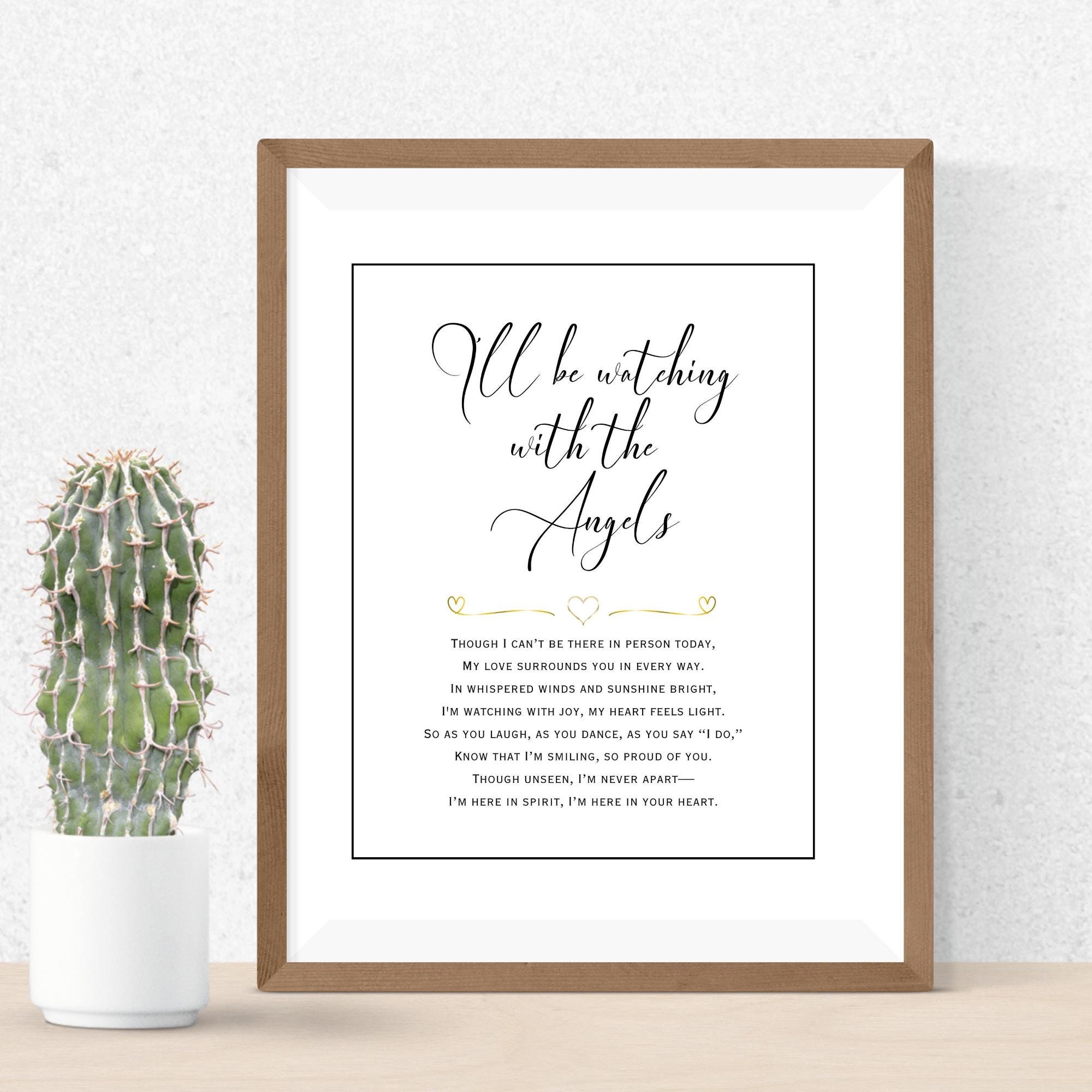 Wedding Memorial Sign Printable, Wedding Memory Sign Template, Wedding ...