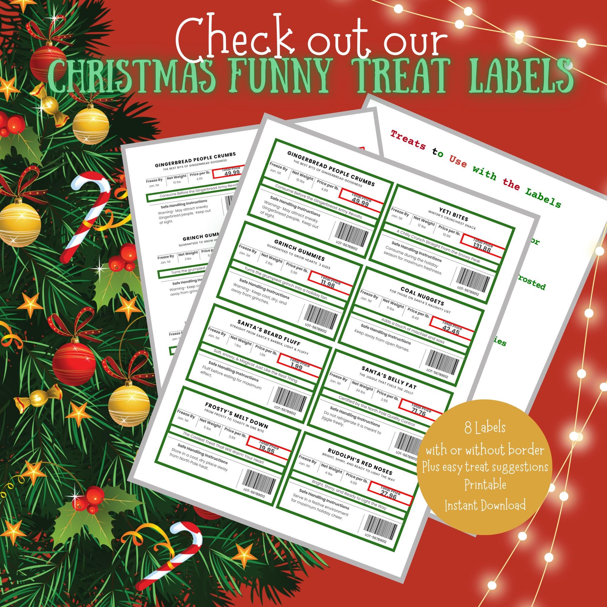 Printable Fake Meat Labels for Halloween Halloween Prank Fake Food ...