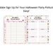 Printable Halloween Potluck Sign up Sheet October Potluck Sign up ...