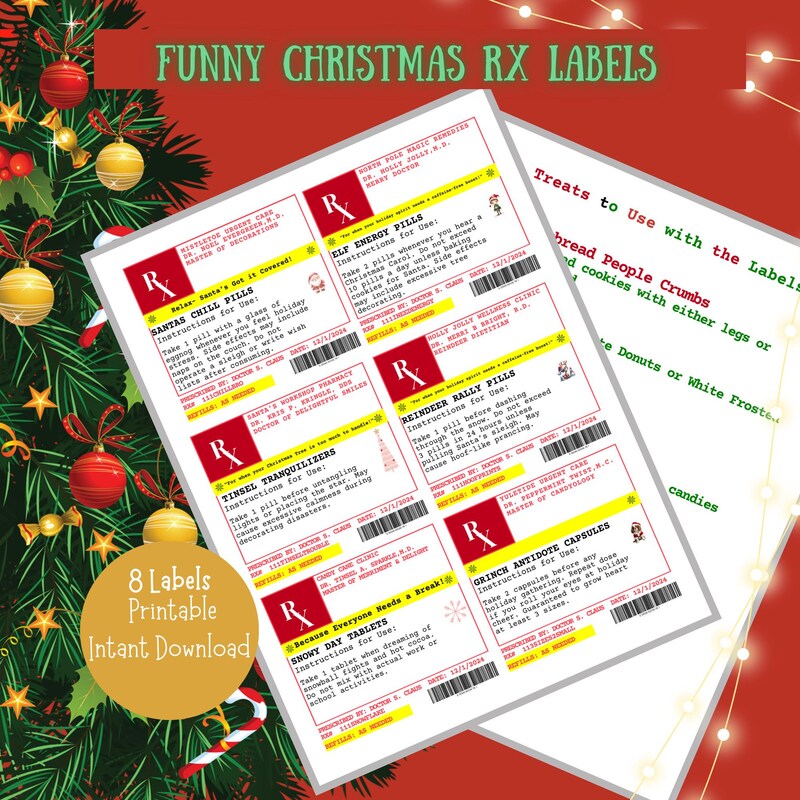 Rx Label - Etsy