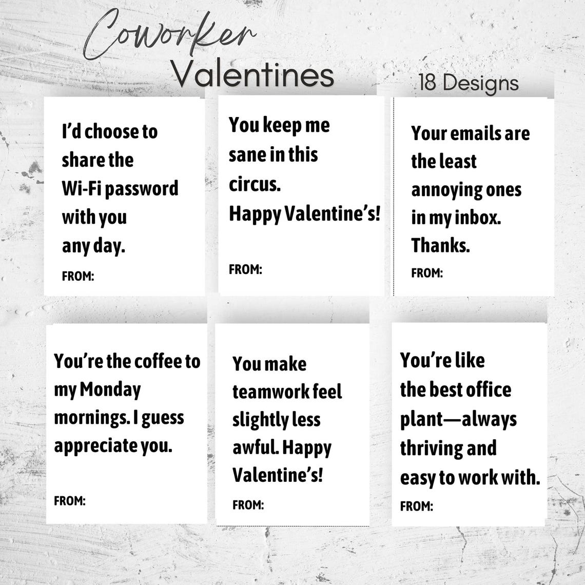 Coworker Valentine, 18 Funny Workplace Valentine Cards, Office ...