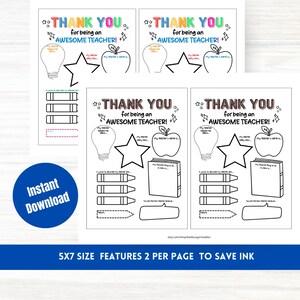 Teacher Appreciation Week Printable, Thank You Teacher Coloring Sheet ...