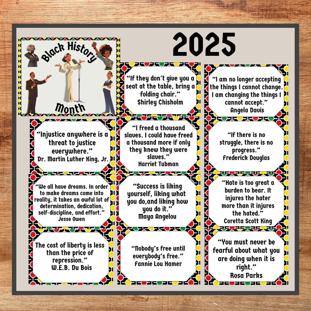 Black History Month Bulletin Board Printables, Winter Bulletin Board ...