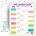Editable Daily Preschool Schedule Template: Colorful Daycare Planner ...