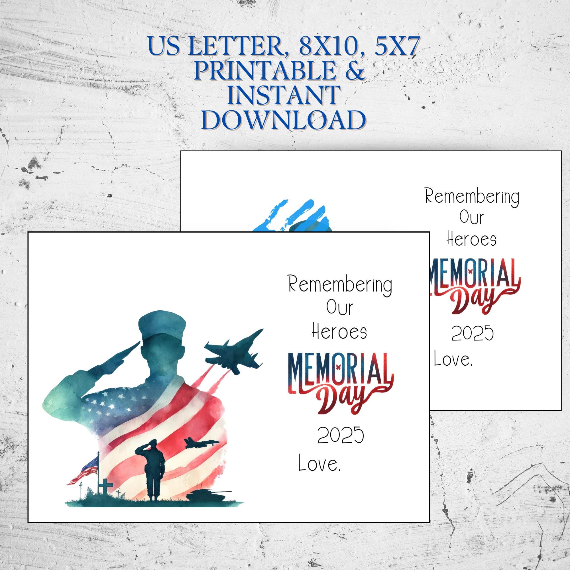 Memorial Day Handprint Craft Printable, Memorial Day Remember Our ...