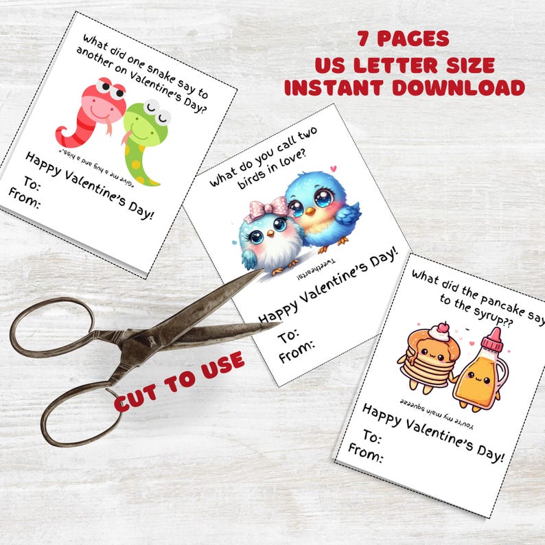 Joke Valentines Day Cards Printable, Kids Valentines Day Jokes Cards ...