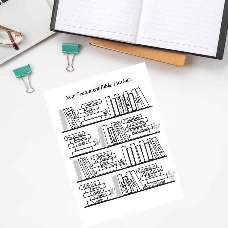 New Testament Bible Reading and Tracker Printable Bundle Printable ...