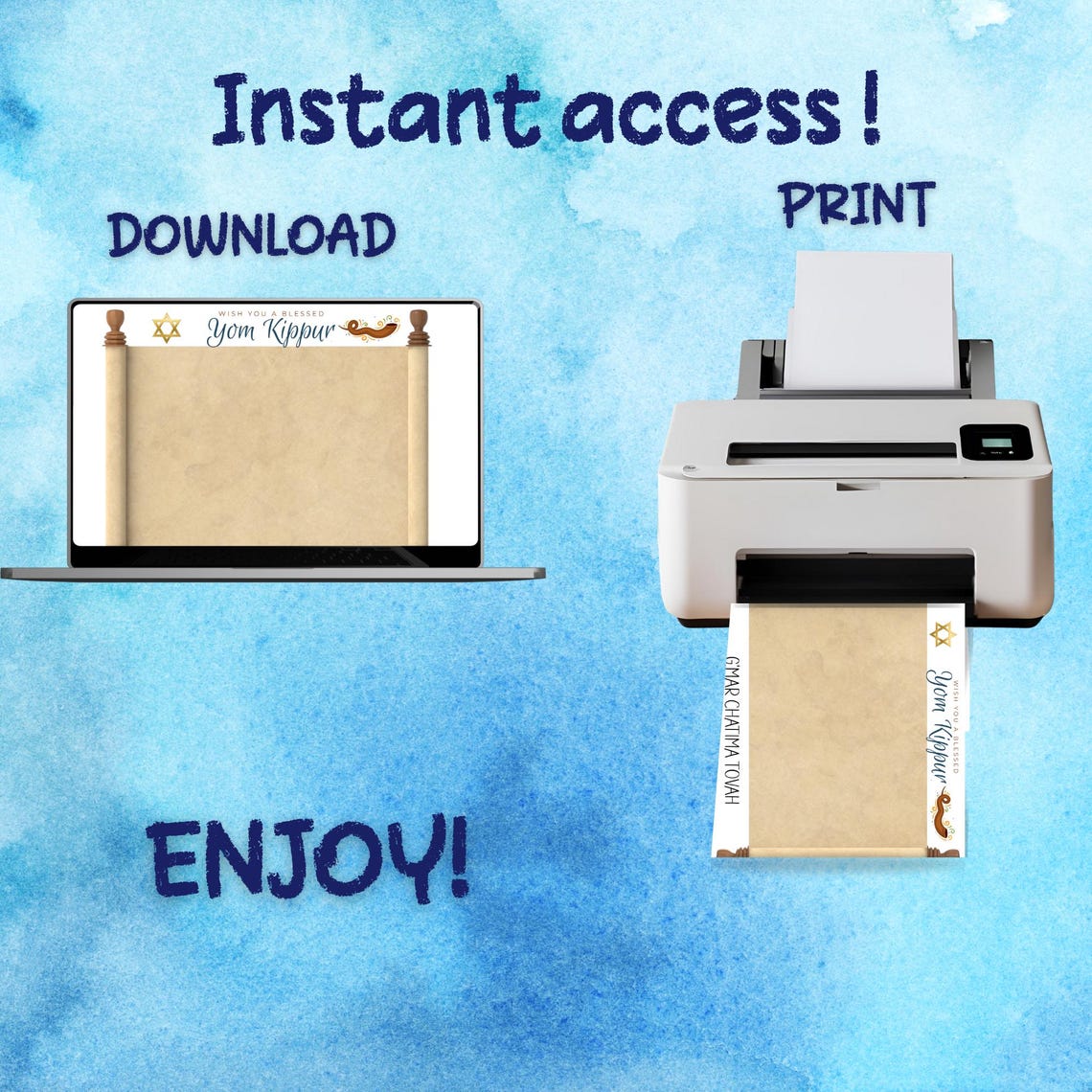 Yom Kippur Handprint Craft Printable, Jewish Holiday Activity for Kids ...