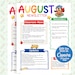 Editable August Newsletter Template Printable, PTO, PTA, Classroom ...
