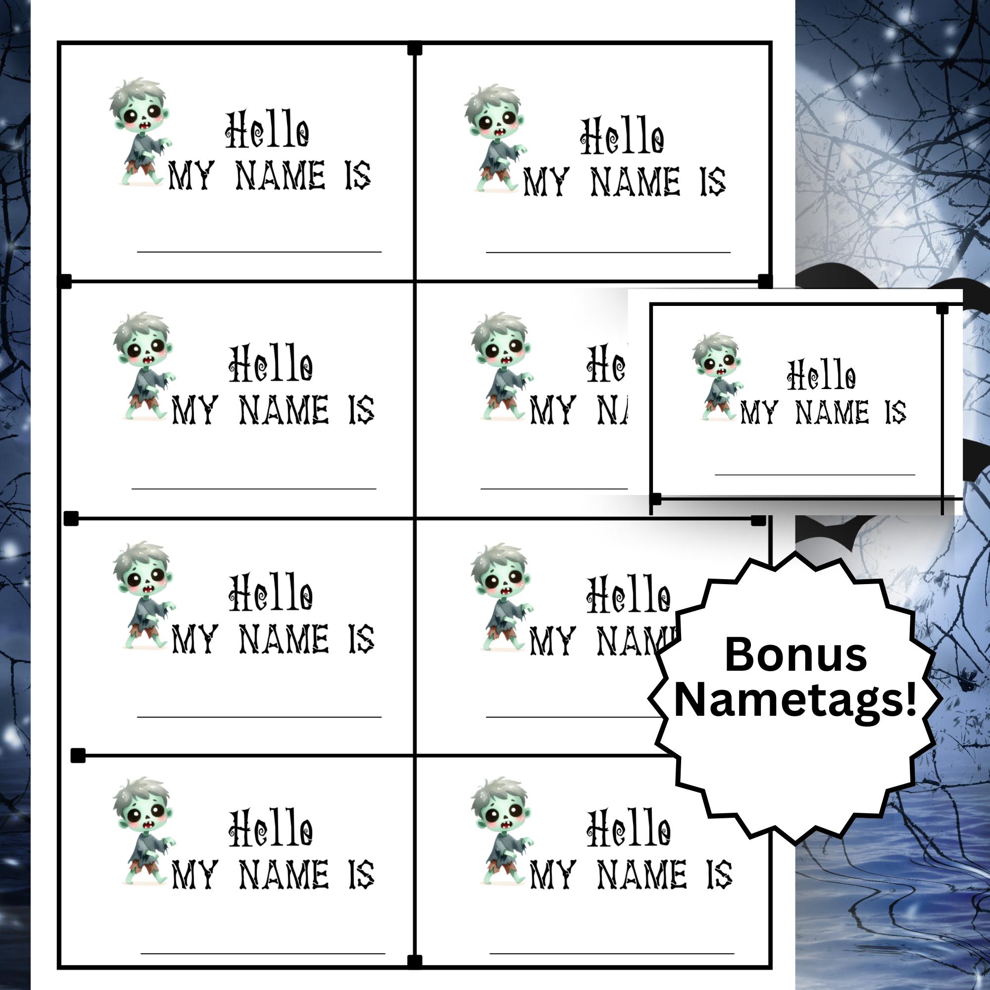 What’s Your Monster Name Game, Printable Halloween Party Game ...