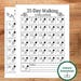 31 Day Step Tracker Monthly Challenge Printable, Walking Challenge ...