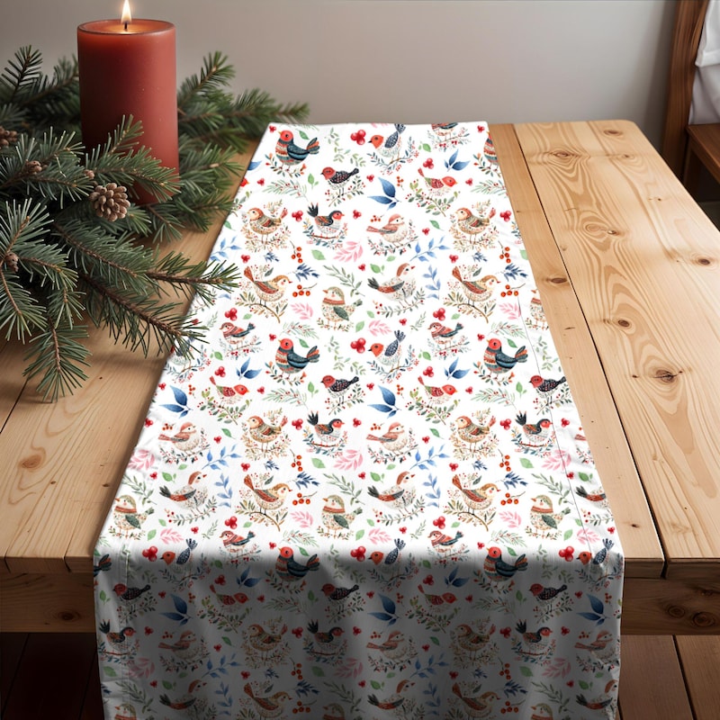 Swedish Table Runner - Etsy