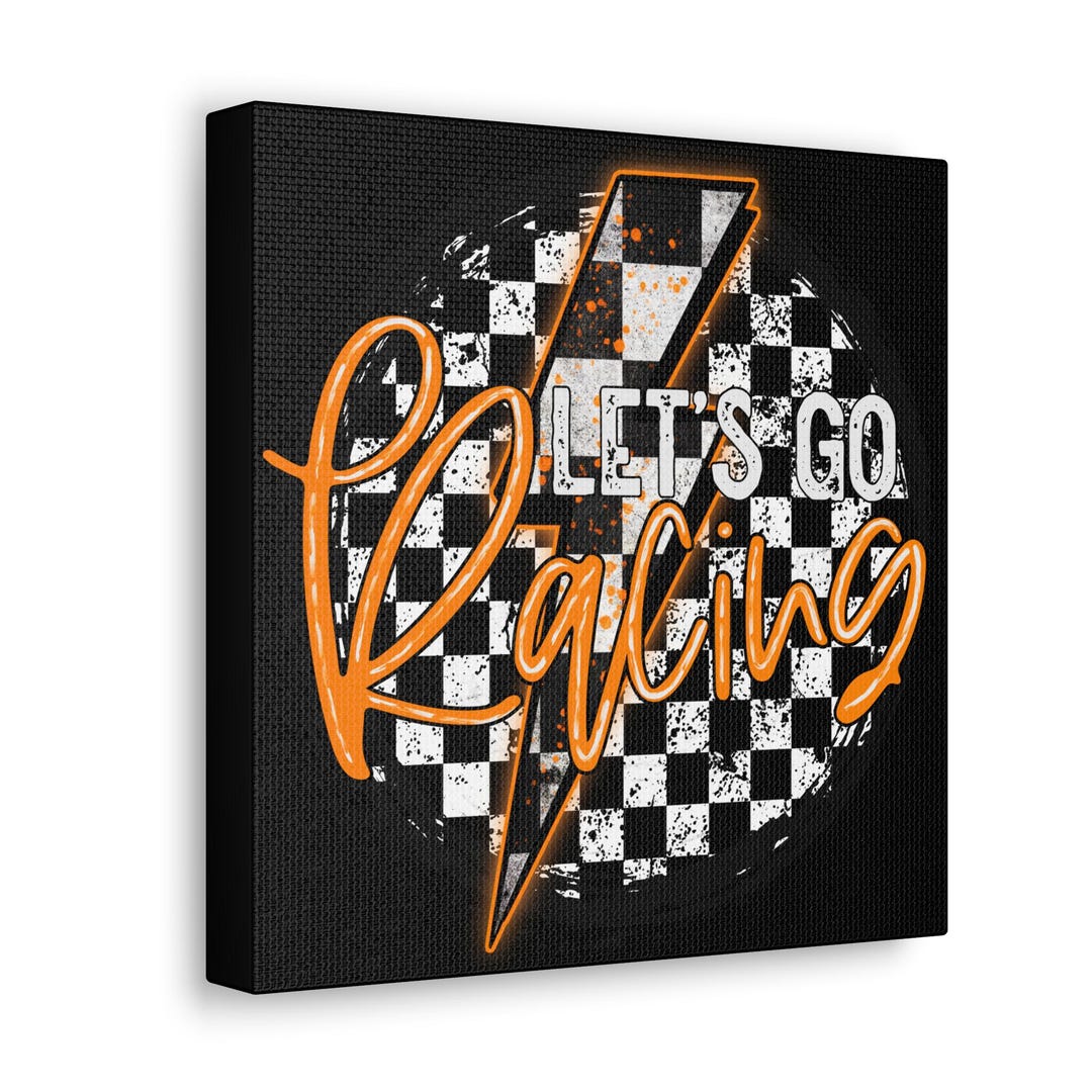 Racing Decor Boys Kids Room Racing Canvas Gallery Wraps, Perfect for ...