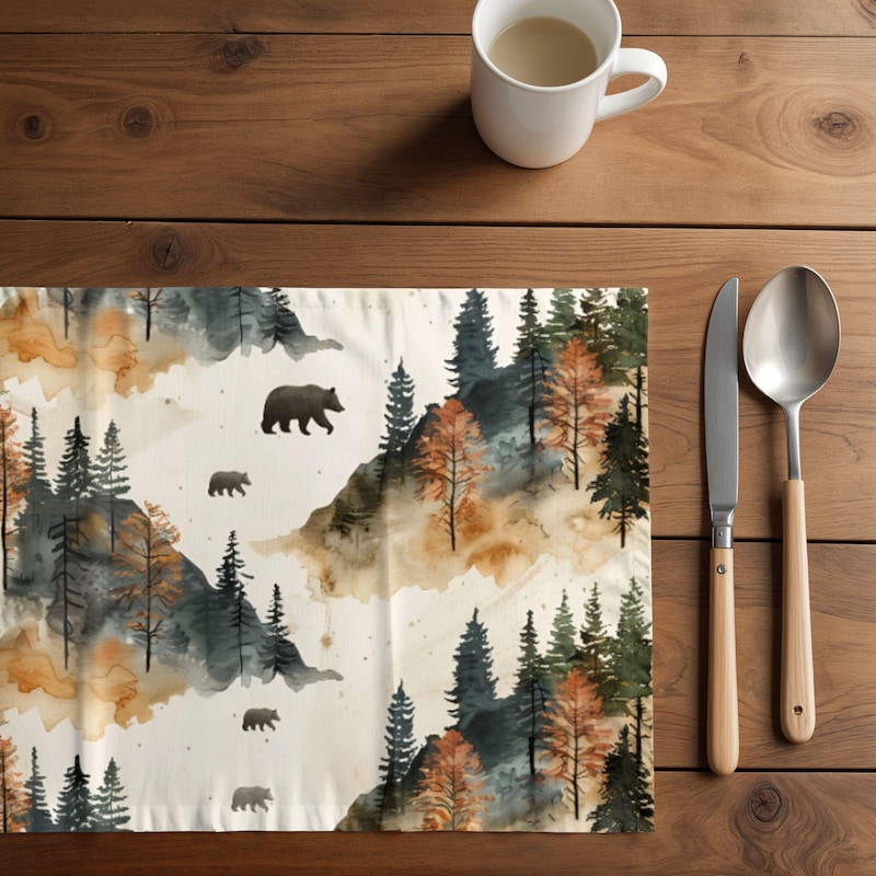 Placemats With Nature Theme - Etsy