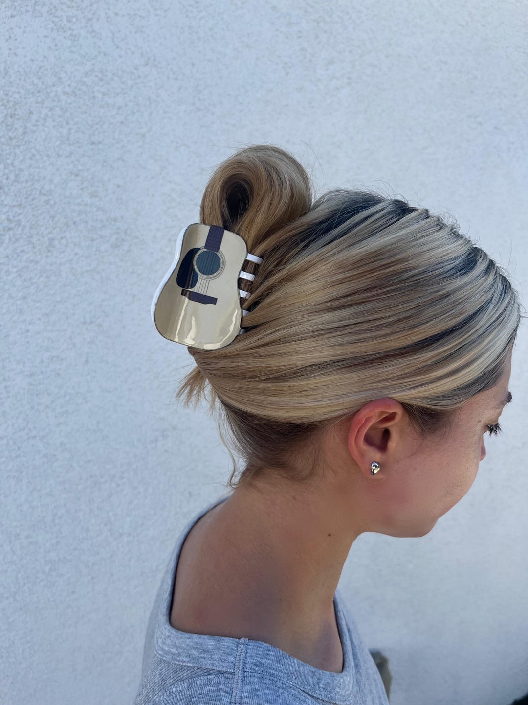 Guitar Hair Claw Clip - Etsy