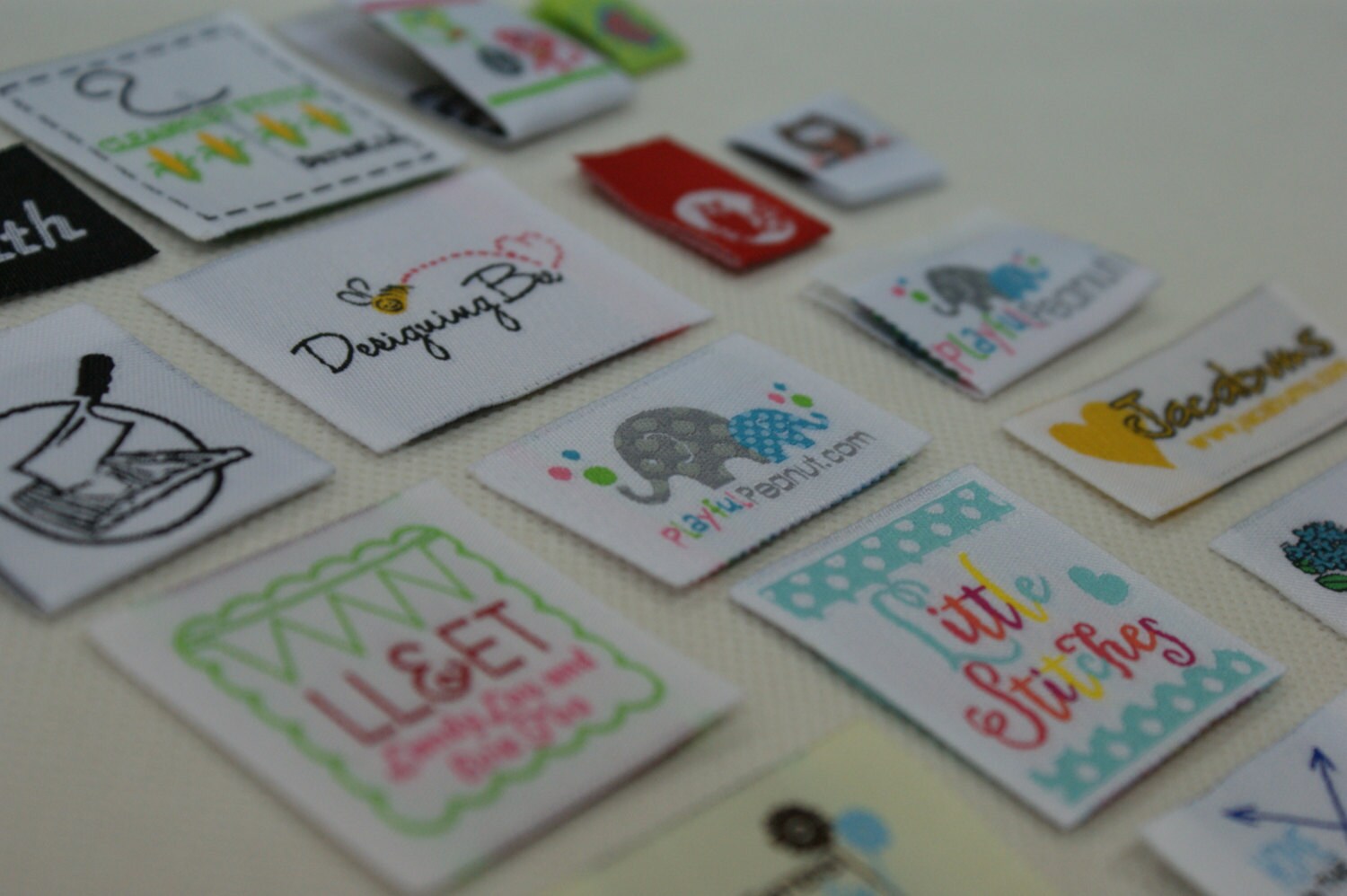 150pcs Custom Artwork Taffeta Clothing Woven Labels Free Font - Etsy