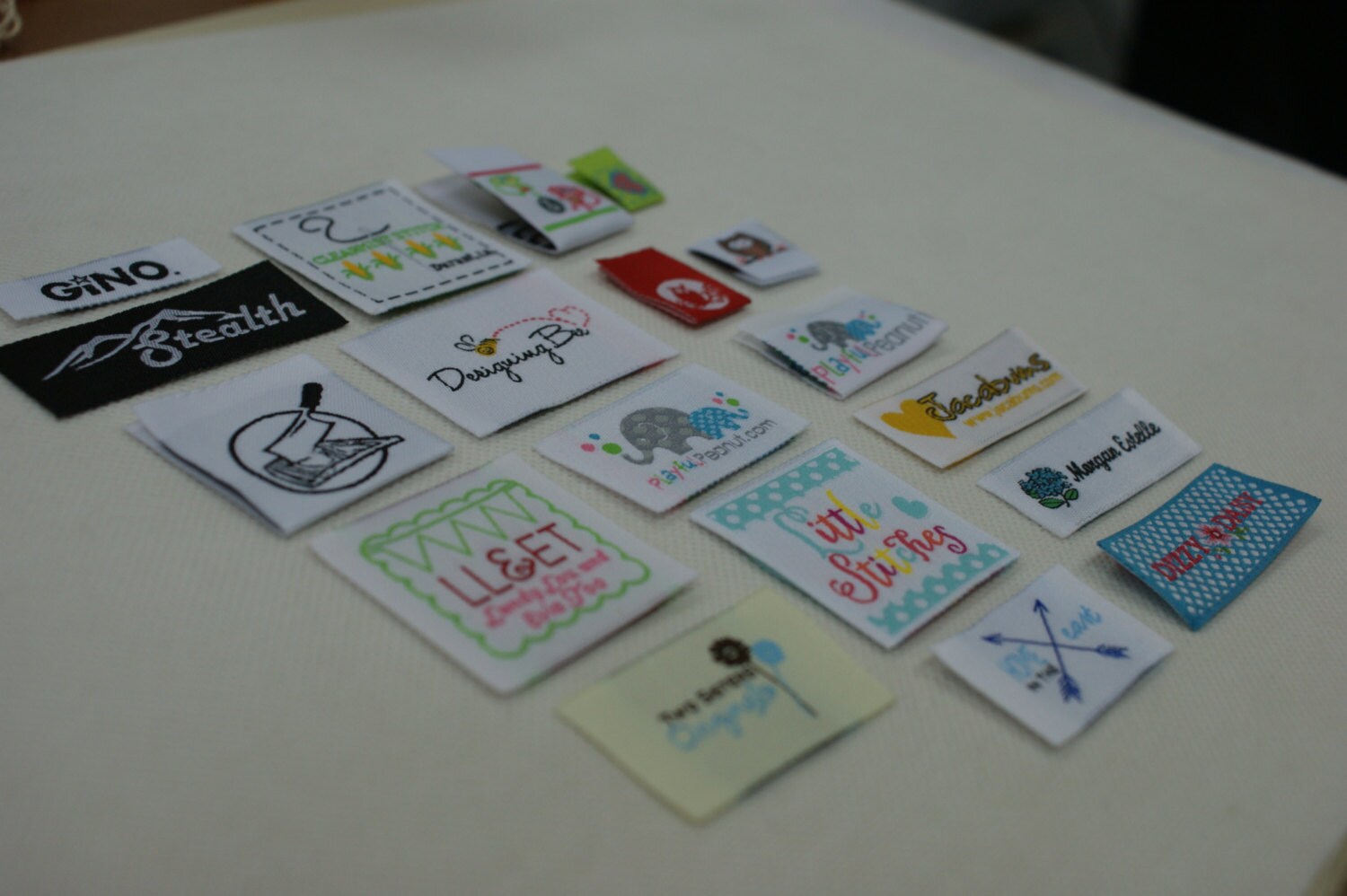 150pcs Custom Artwork Taffeta Clothing Woven Labels Free Font - Etsy