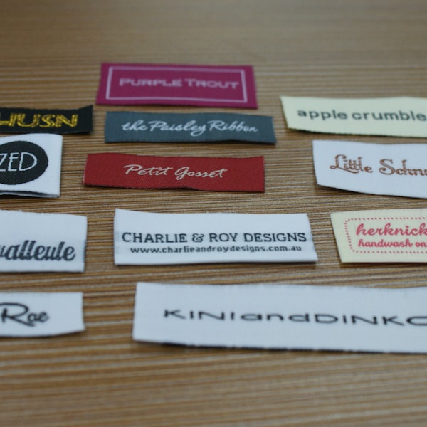 Custom Woven Labels - Etsy