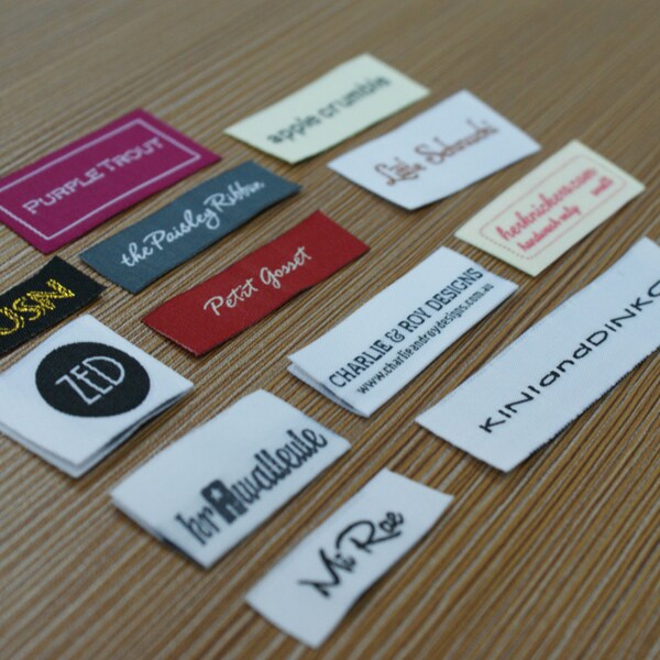 Woven Labels - Etsy
