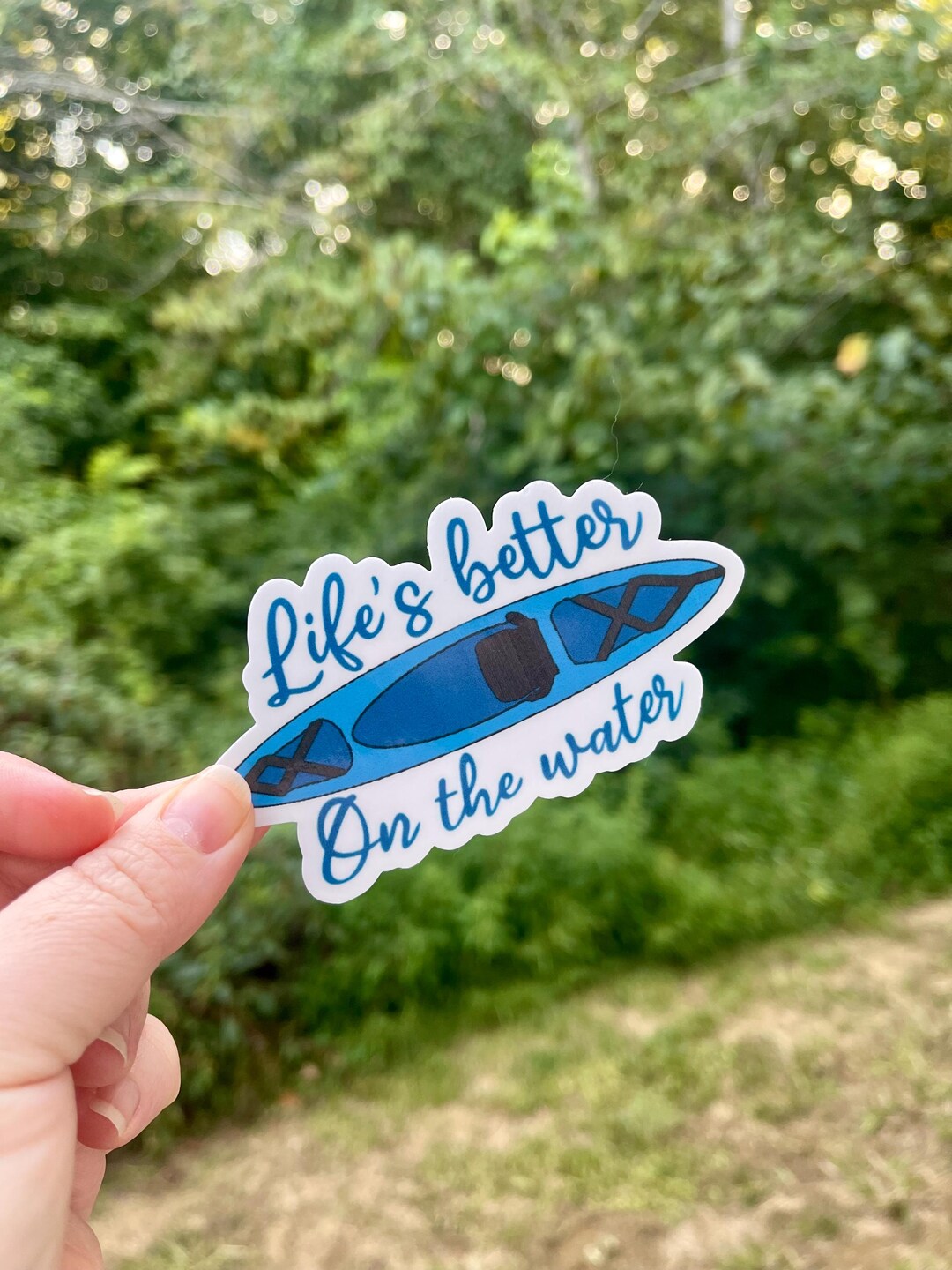Kayak Sticker: Life's Better on the Water, Laptop Decal - Etsy