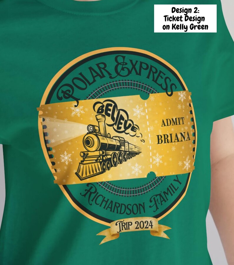 Personalized Polar Express Shirts, Custom Name Christmas Shirt ...