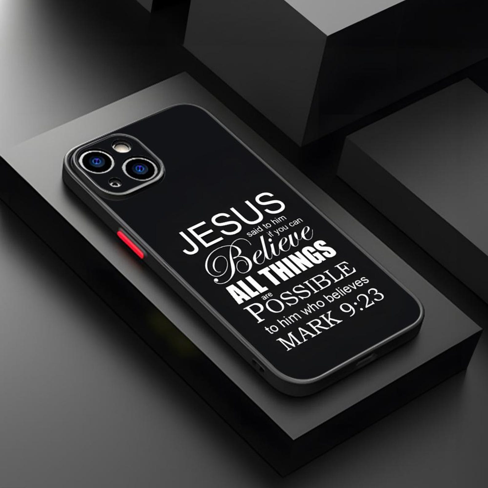 Verse of the Christian Bible Jesus Phone Case for iPhone 15 14 13 11 12 ...