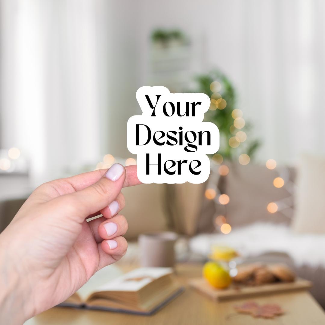 Left Hand Sticker Mockup PNG JPG for Sticker Business, Holding Sticker ...