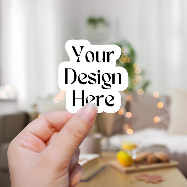 Left Hand Sticker Mockup PNG SVG for Sticker Business, Holding Sticker ...