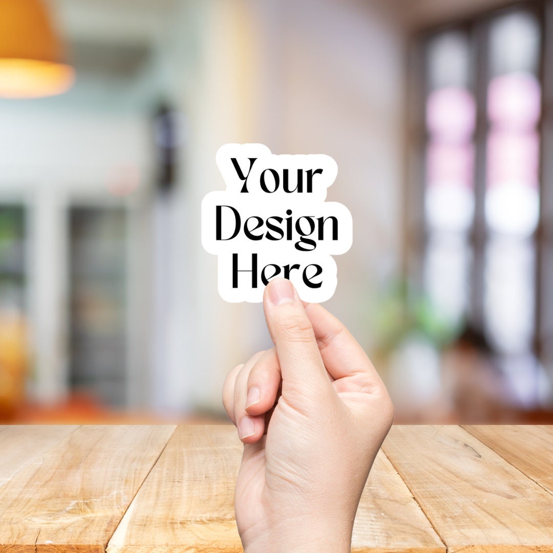 Right Hand Sticker Mockup PNG SVG for Sticker Business, Holding Sticker ...
