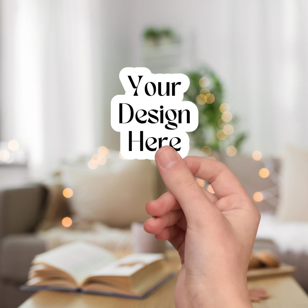 Right Hand Sticker Mockup PNG SVG for Sticker Business, Holding Sticker ...