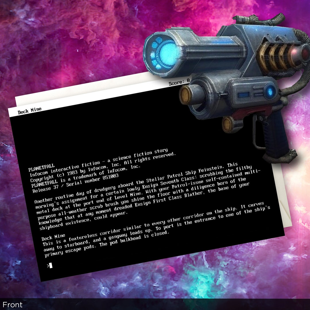 Planetfall Adventure Card infocom - Etsy