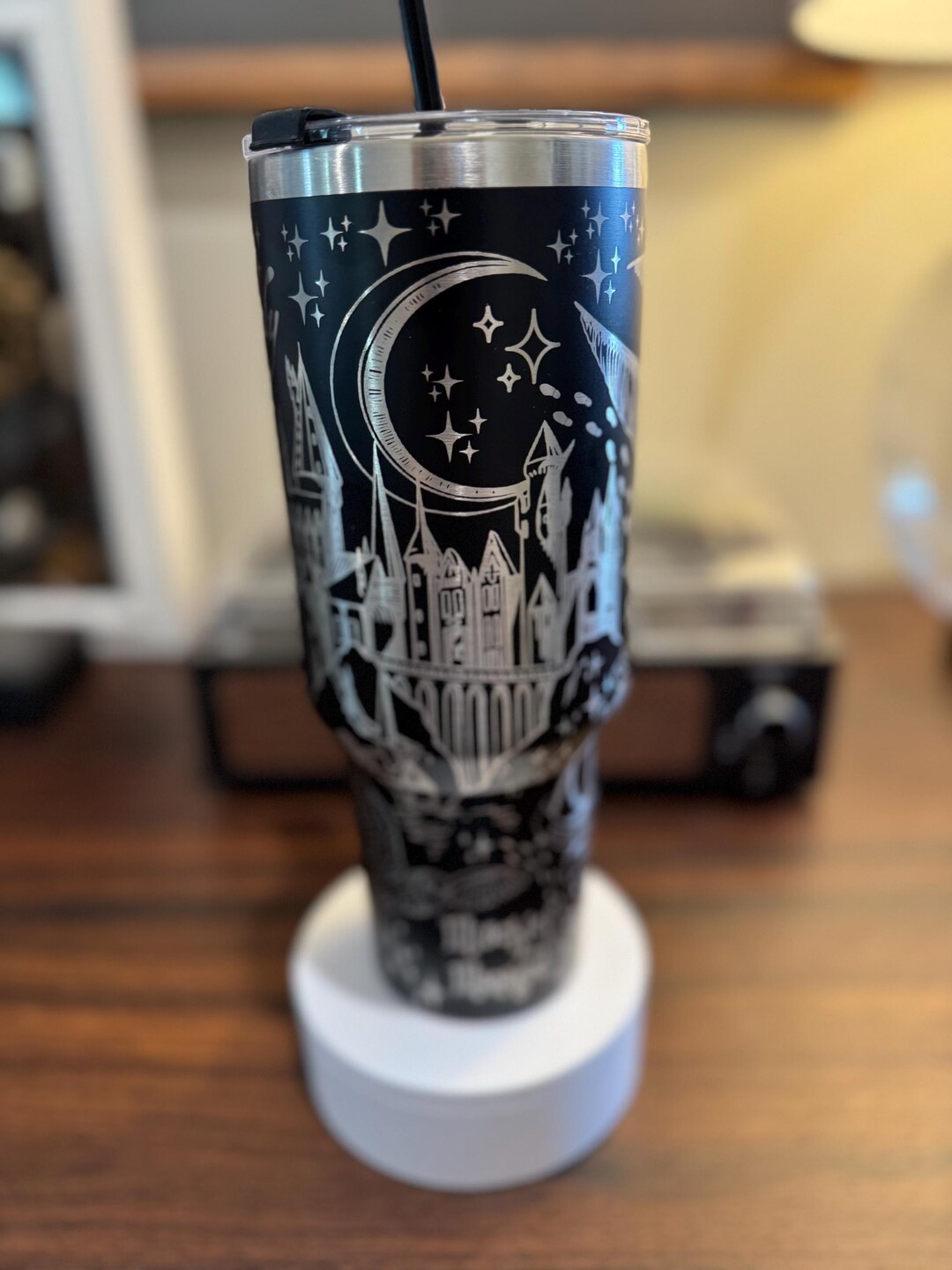 Harry Potter Hogwart Castle Magic 40oz Tumbler With Handle Laser ...