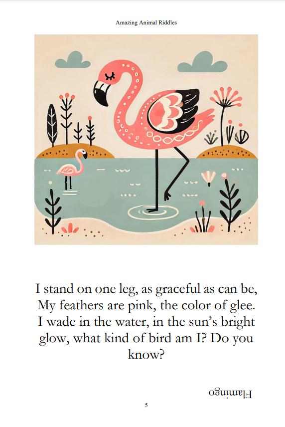 Amazing Animal Riddles , Riddles Book , Family Activity , Learning Fun ...