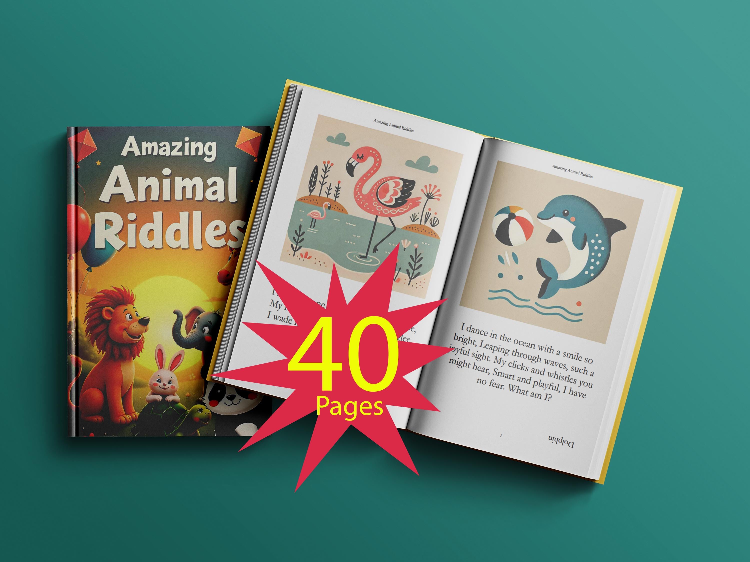 Amazing Animal Riddles , Riddles Book , Family Activity , Learning Fun ...