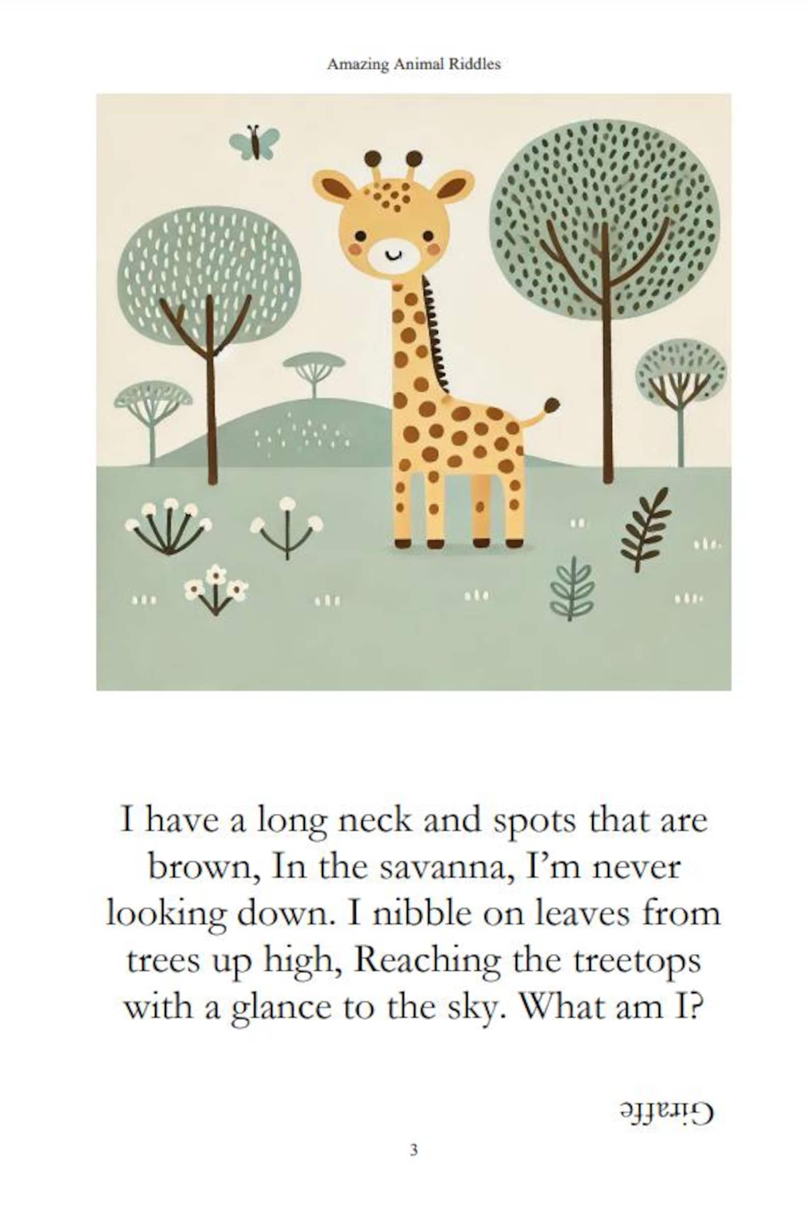 Amazing Animal Riddles , Riddles Book , Family Activity , Learning Fun ...
