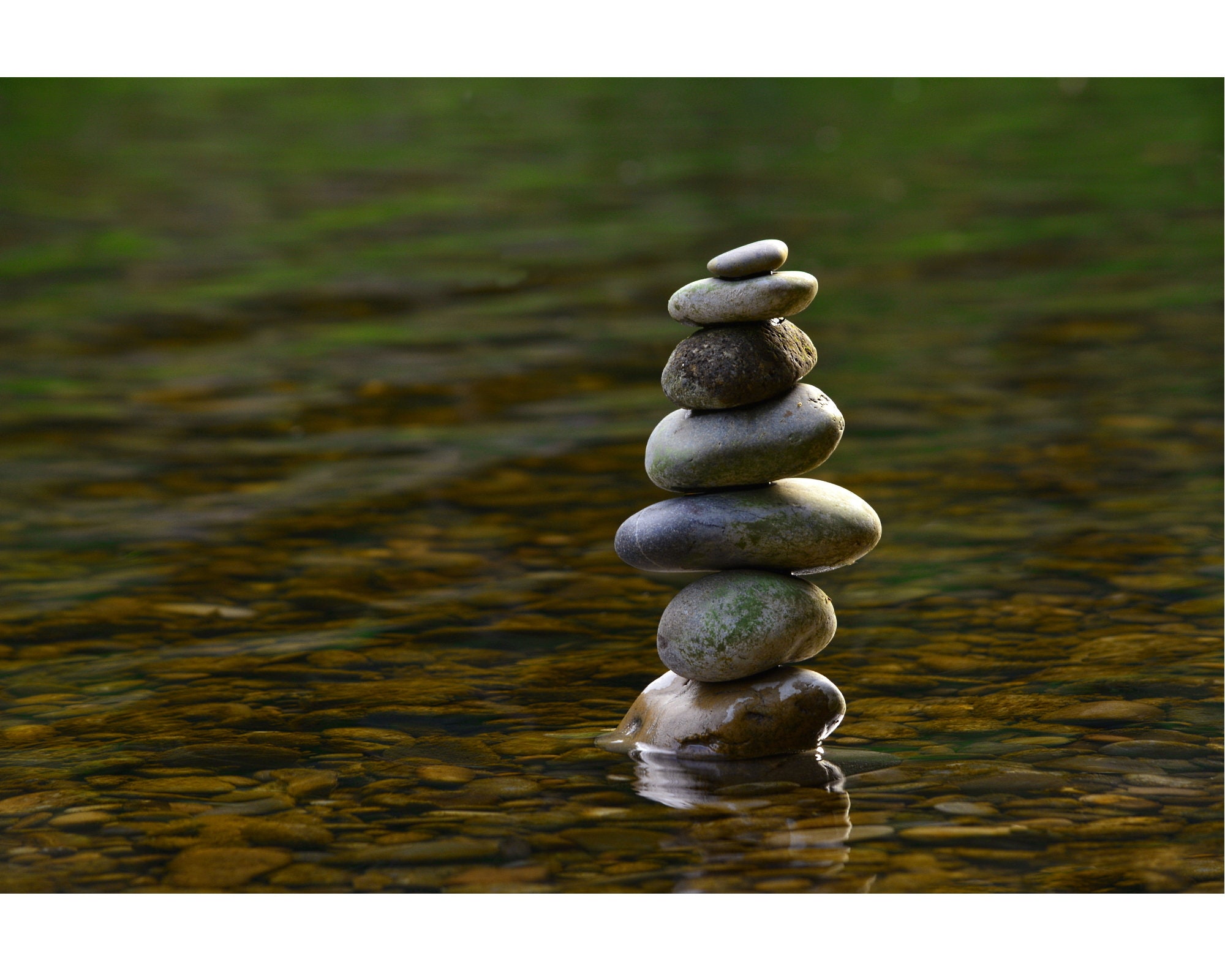 Balancing River Rocks