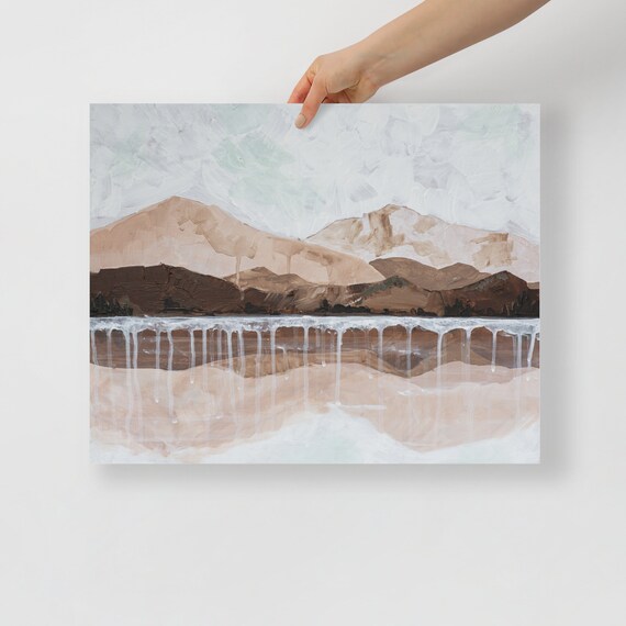Drip Painting Landscape