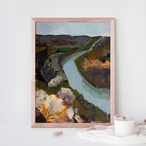 Snake River Acrylic Painting Digital Download Wall Art - Etsy