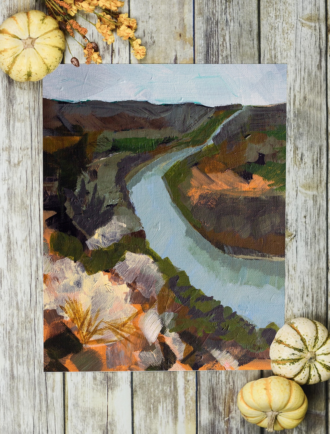 Snake River Acrylic Painting Digital Download Wall Art - Etsy