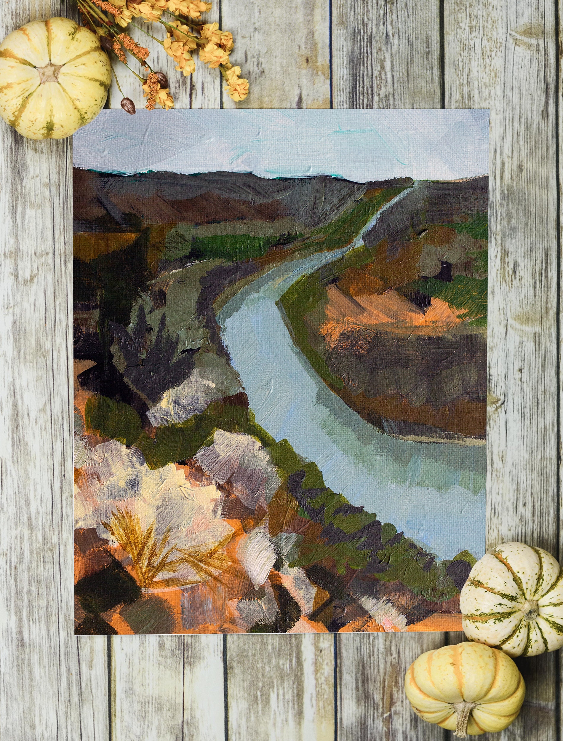 Snake River Acrylic Painting Digital Download Wall Art - Etsy