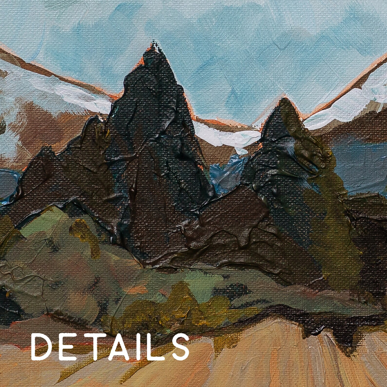 Three Sisters Oregon Painting, Bend Oregon Art, Three Sisters Mountains ...