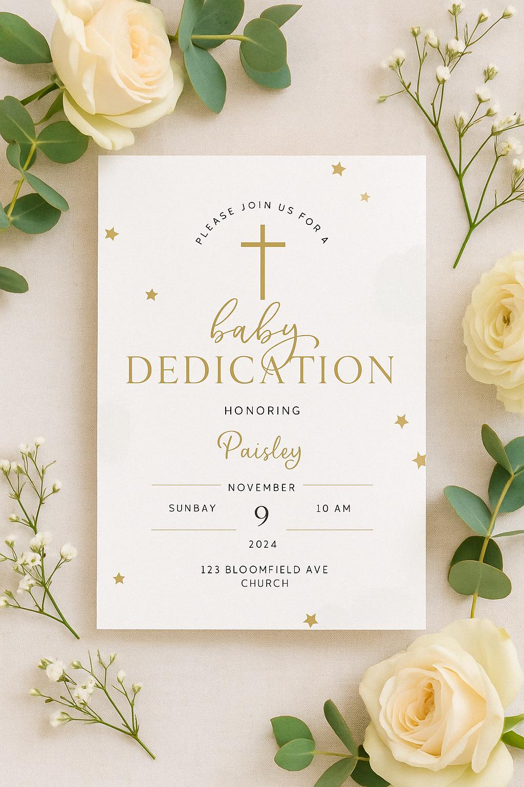 Church Dedication Program Templates