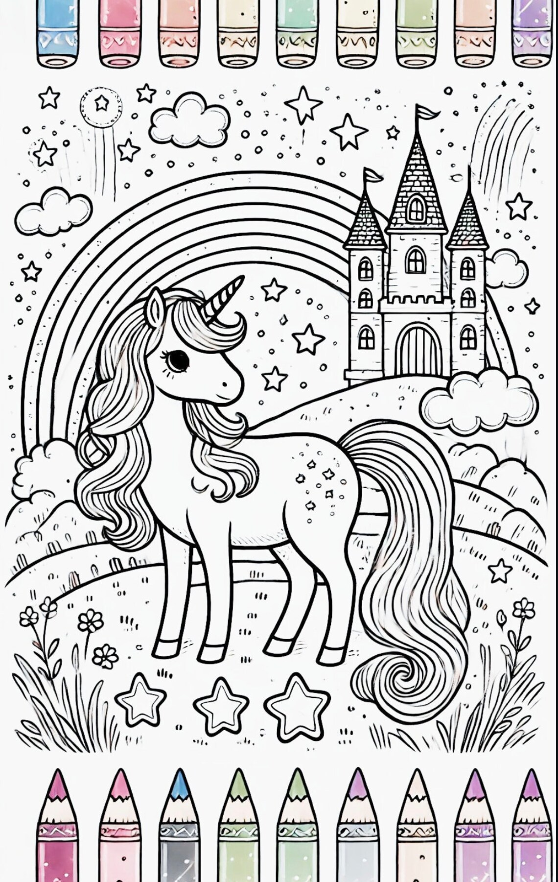 Creative Kids' Coloring Pages | Fun, Simple Designs for Children - Etsy