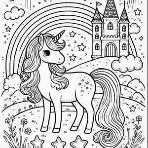 Creative Kids' Coloring Pages Fun, Simple Designs for Children - Etsy