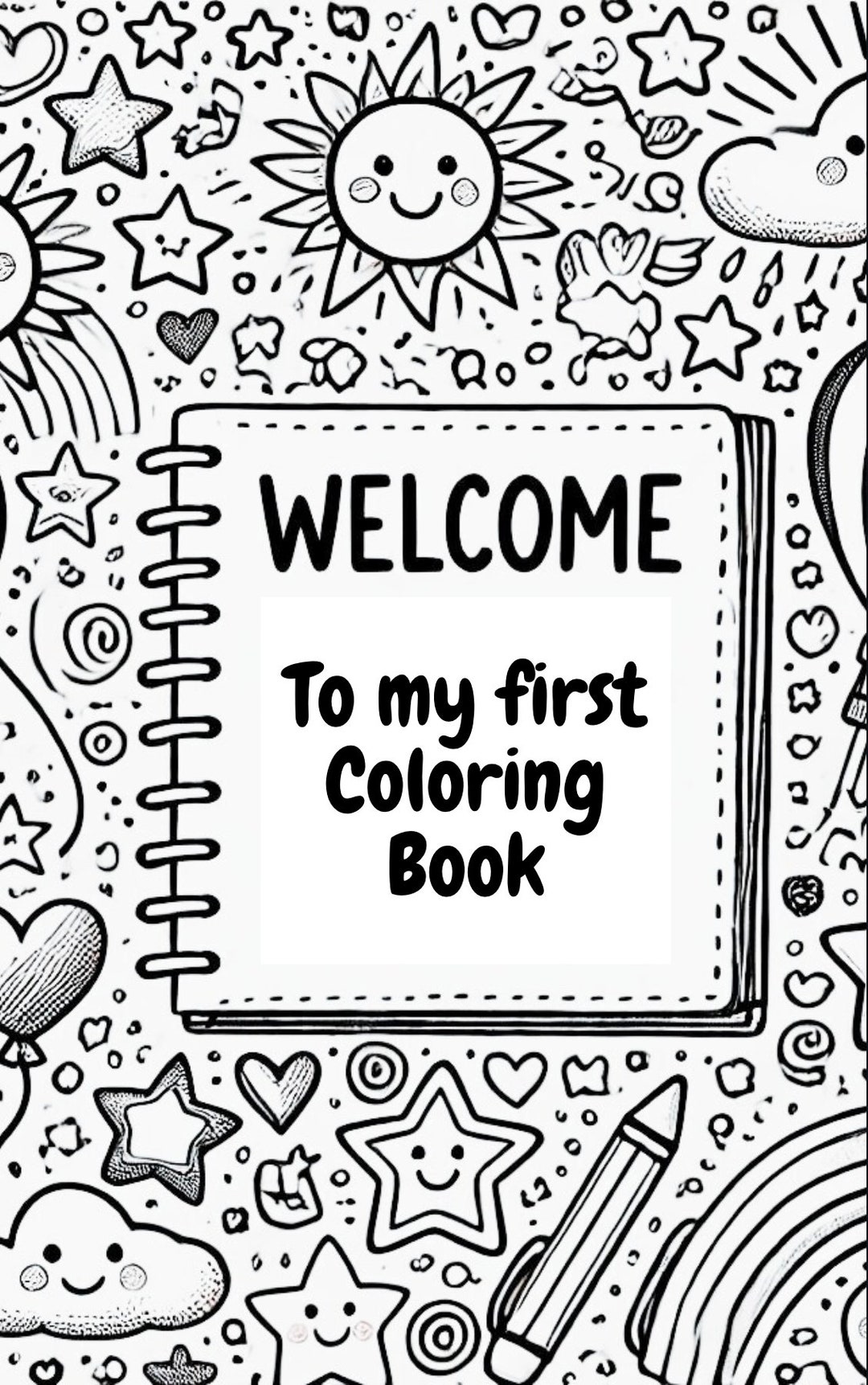 Creative Kids' Coloring Pages | Fun, Simple Designs for Children - Etsy
