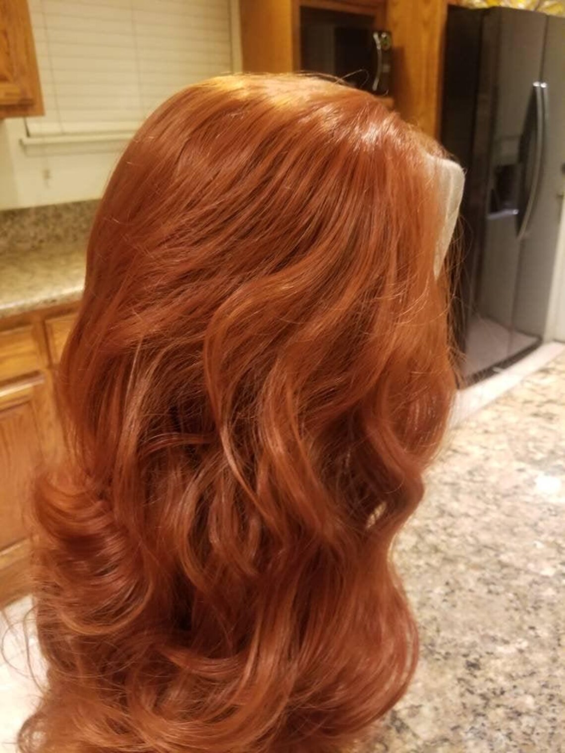 Copper Red Beauty Waves Lace Front Wig Goddess Beauty Wig Auburn - Etsy