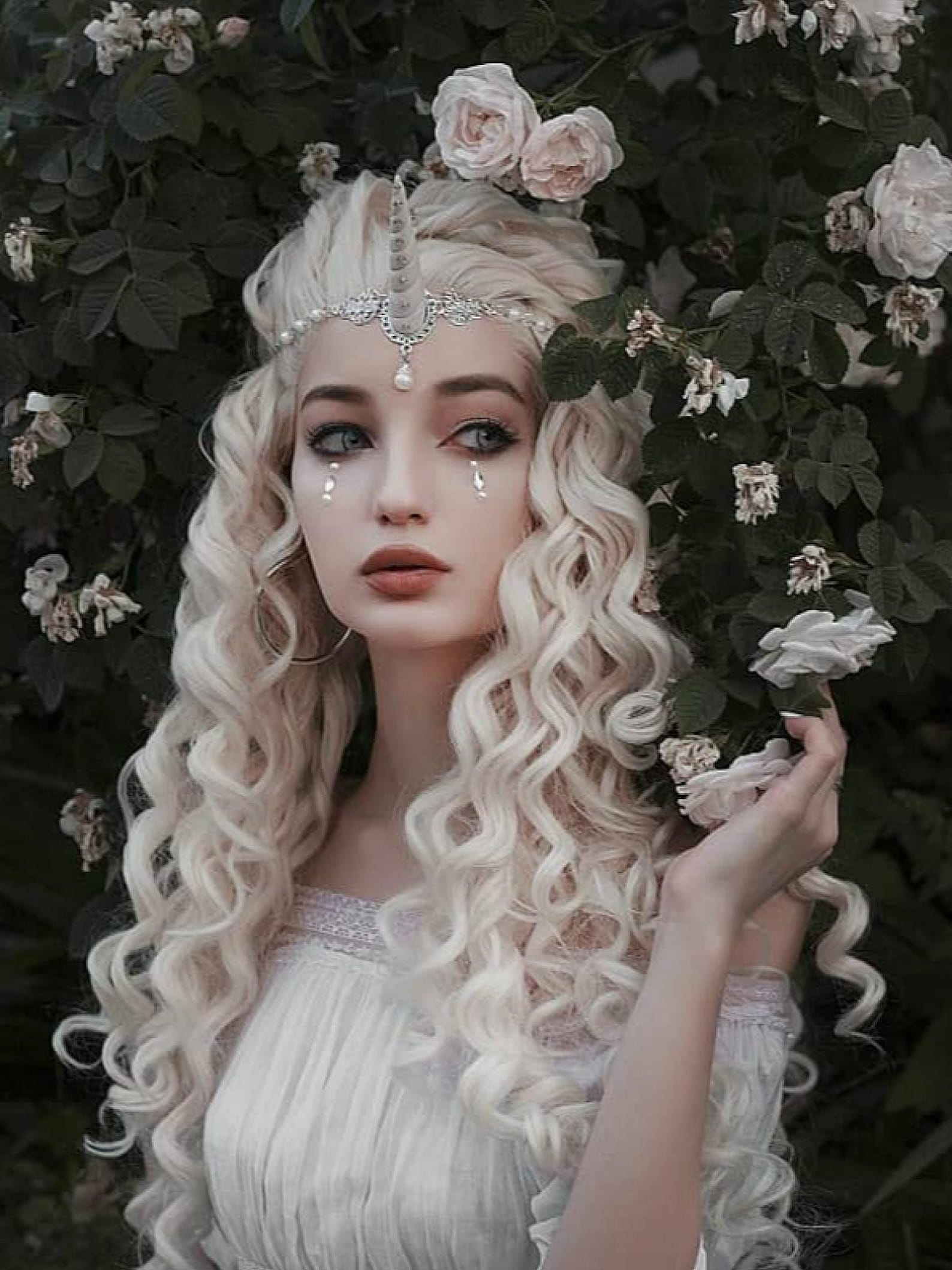 White Blonde Lace Front Wig - Etsy