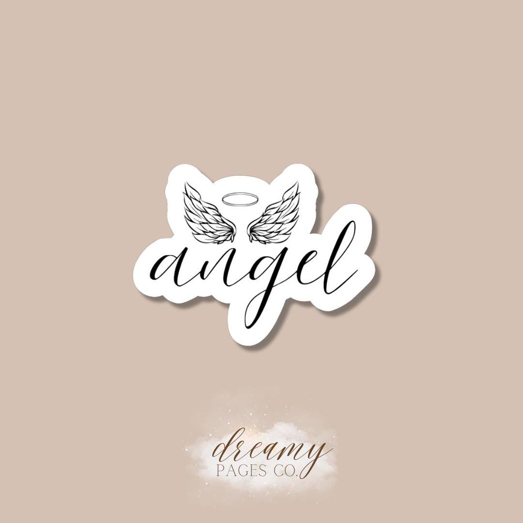 Angel Nickname Sticker - Etsy