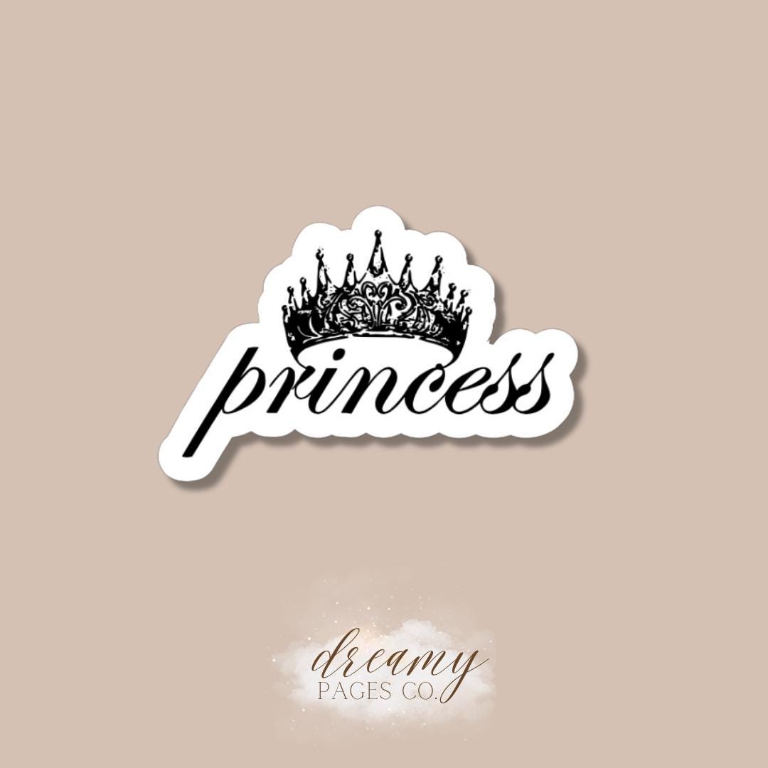 Princess Nickname Sticker - Etsy